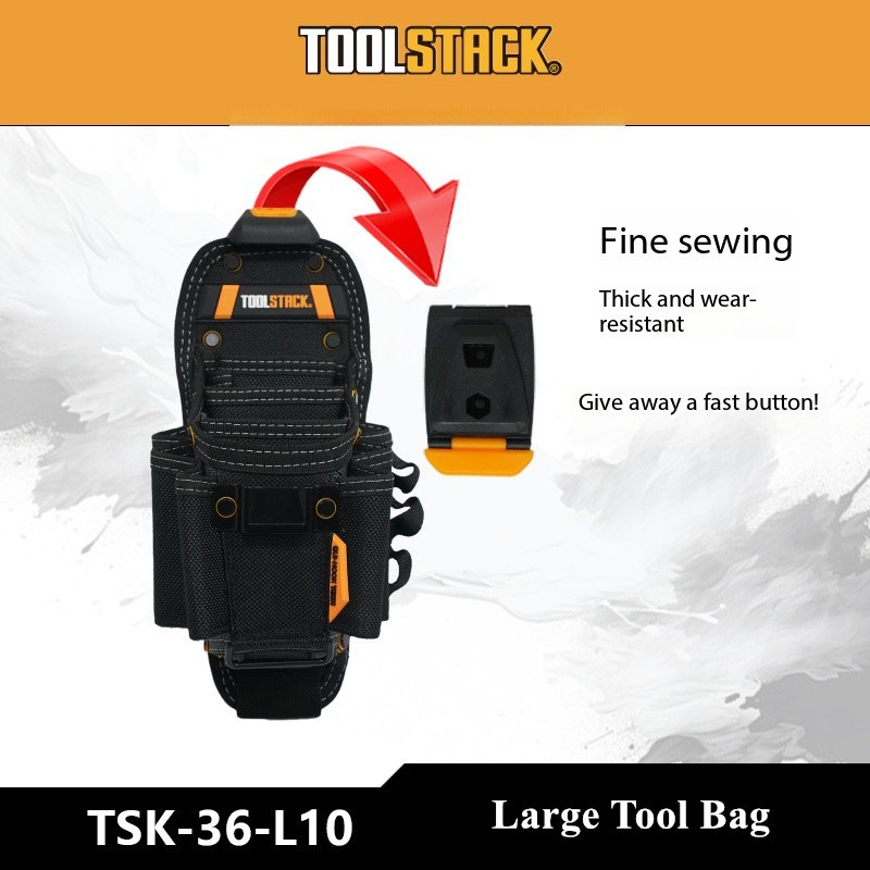 Toolstack Technician Pouch ขนาดใหญ่/เล็ก ทนทาน กระเป๋าอเนกประสงค์ Wearproof Quicklock Storage ...