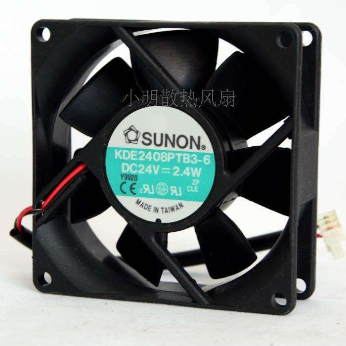 พัดลม Taijun TAJUN ของแท้จากไต้หวัน KDE2408PTB3-6 DC24v พัดลม 80x80x25 ...
