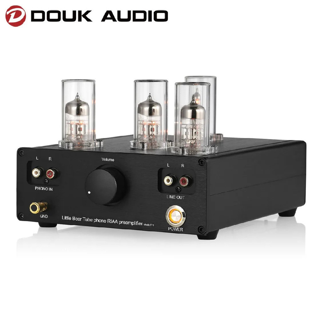 Douk เสียงหมีน้อย T11 6N2/12AX7 สูญญากาศหลอด Phono Turntable Preamp ...