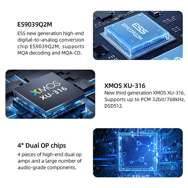 Smsl PS200 Mini DAC ESS ES9039Q2M MQA MQA-CD ถอดรหัส | Shopee Thailand