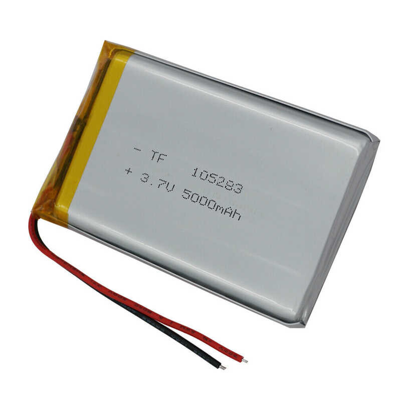 3.7V 7 5000 mAh 18.5Wh 105283 ลิเธียมโพลิเมอร์ลิเธียมแบตเตอรี่ล ...