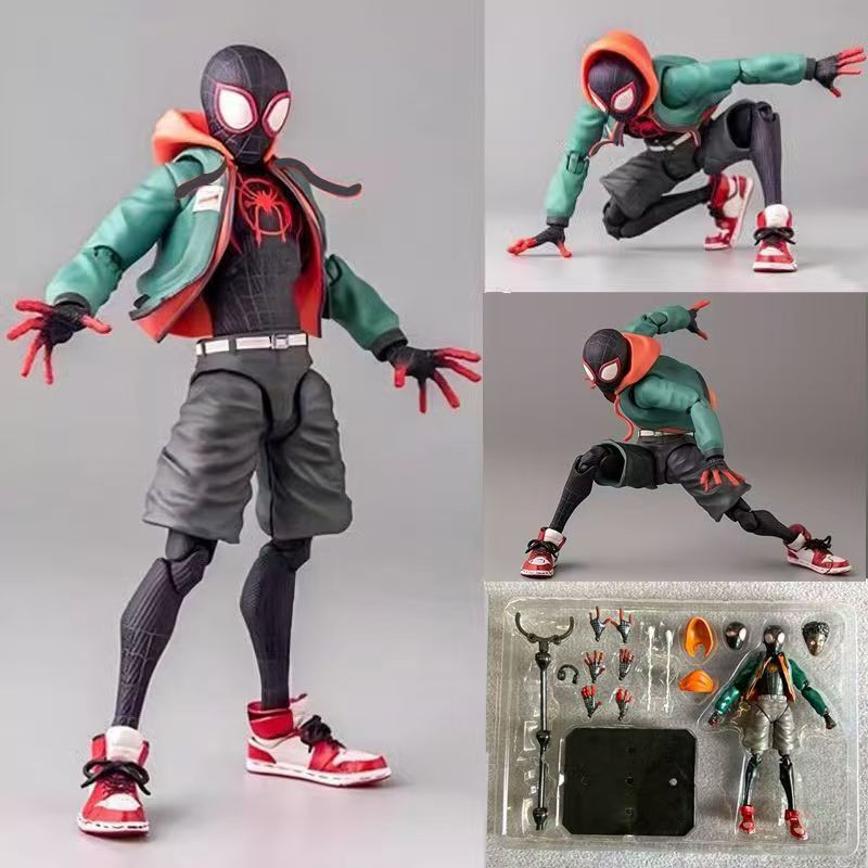 Spider-man Shf Marvel Parallel Universe 2 Miles Pvc Action Figure รุ่น ...