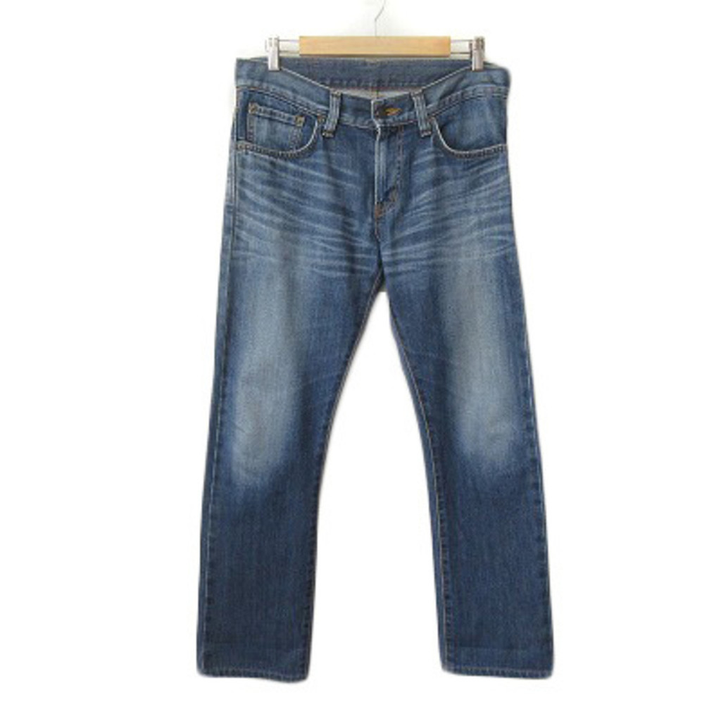 Edwin Pants Jeans Denim Straight 30 Blue Direct from Japan มือสอง ...