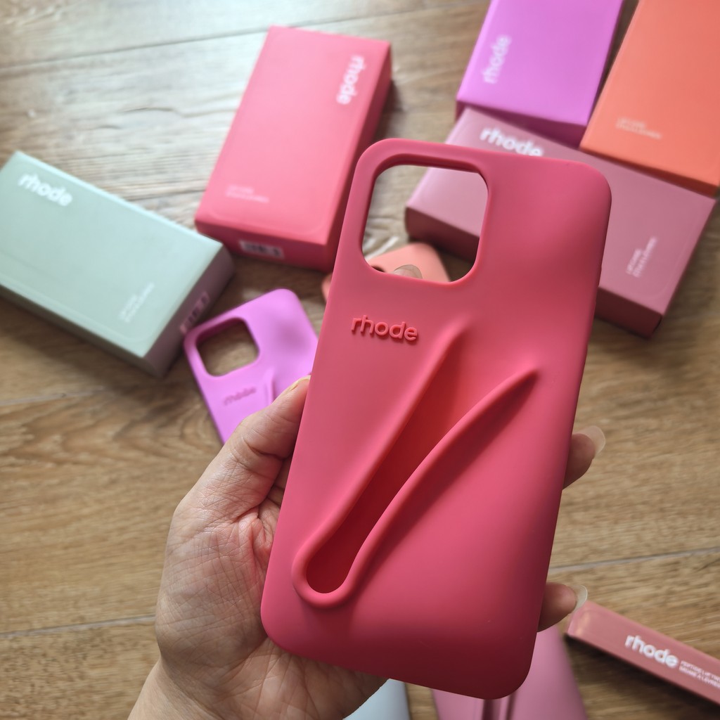 Rhode Hailey ลิปสติก Lip Glaze Soft Silicone TPU Case Cover สําหรับ ...