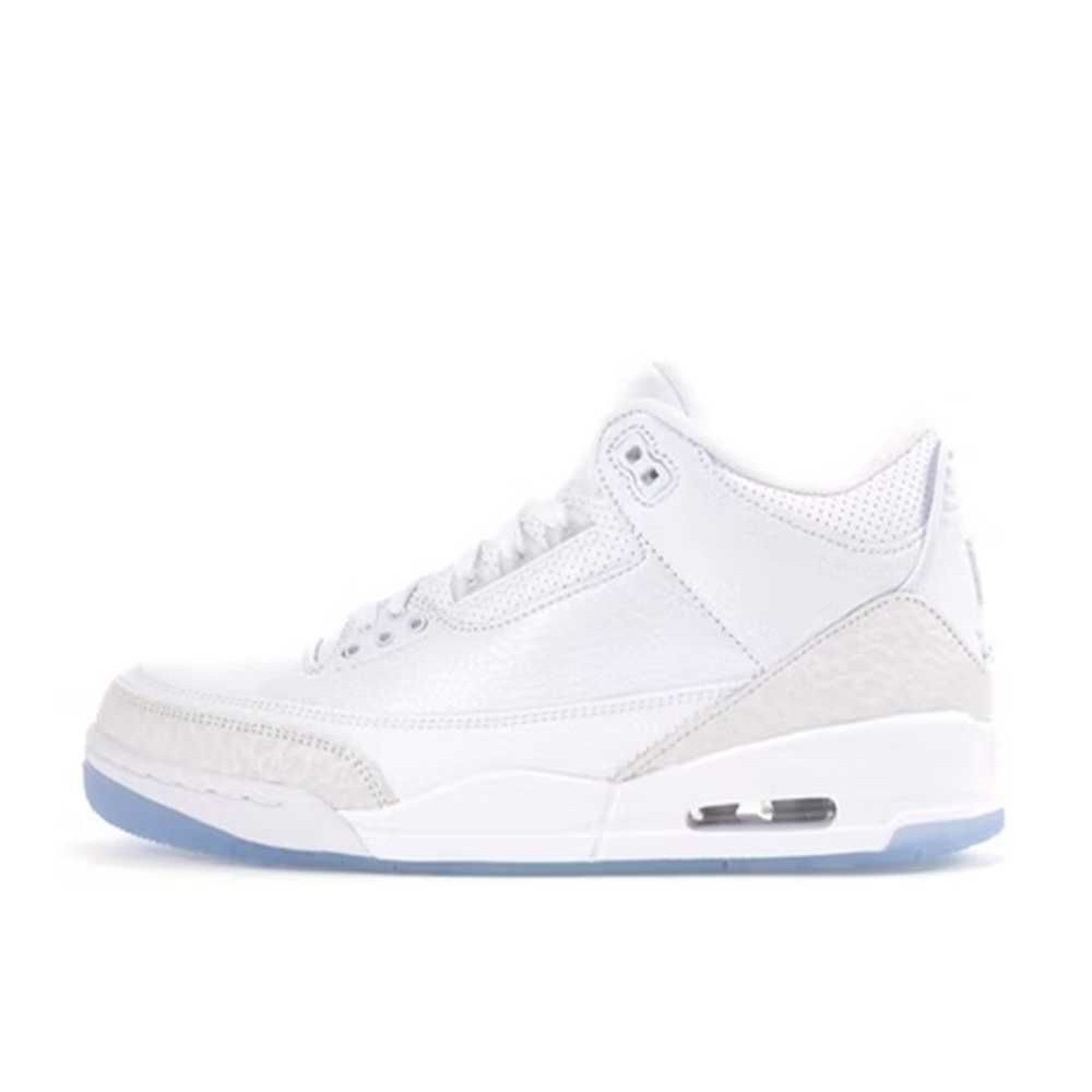 ฟิกเกอร์ Nike Air Jordan 3 Retro "Pure White" (2018) Sneakers 136064 ...