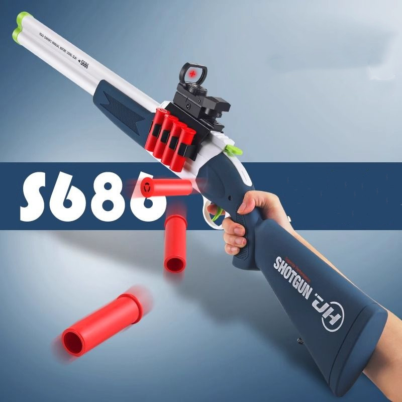 S686 กระสุนปืนลูกซองสองกระบอกจำลองปืนของเล่น XM1014 | Shopee Thailand