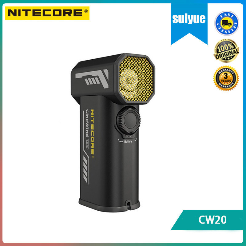 Nitecore CW20 พัดลมถ่ายภาพกระเป๋าอเนกประสงค์ พัดลมพกพาไฟฟ้า เครื่องเป่าลมแบบไม่มีขั้นตอนสําหรับ ...