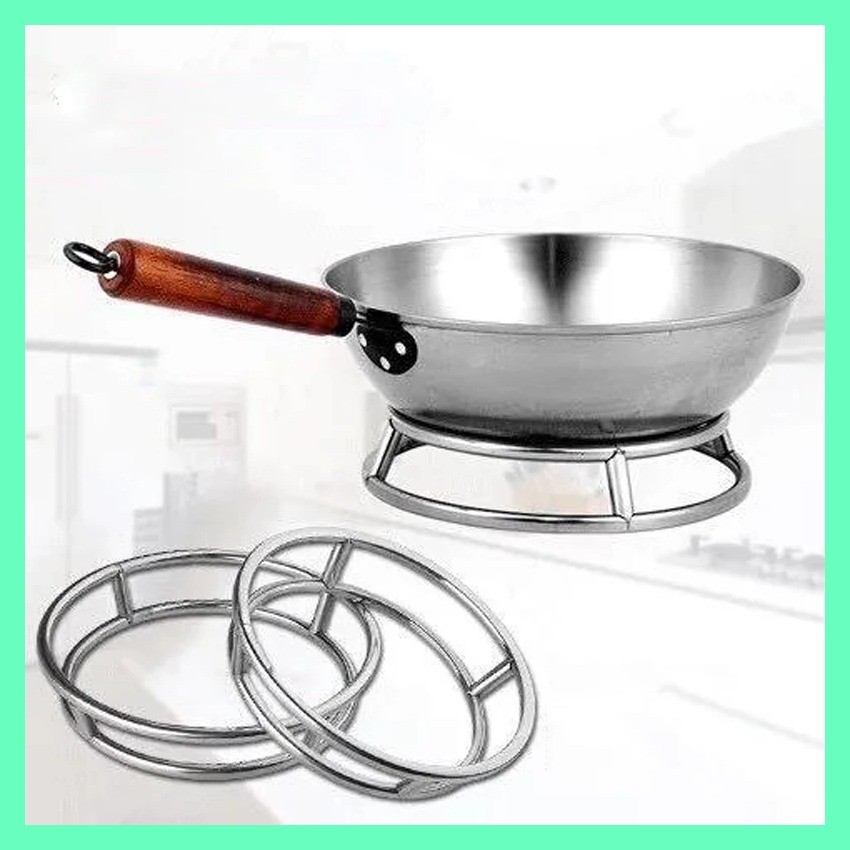 A Universal Wok Pan Support Rack Stand Wok Ring/ Round Bottom Wok Rack ...