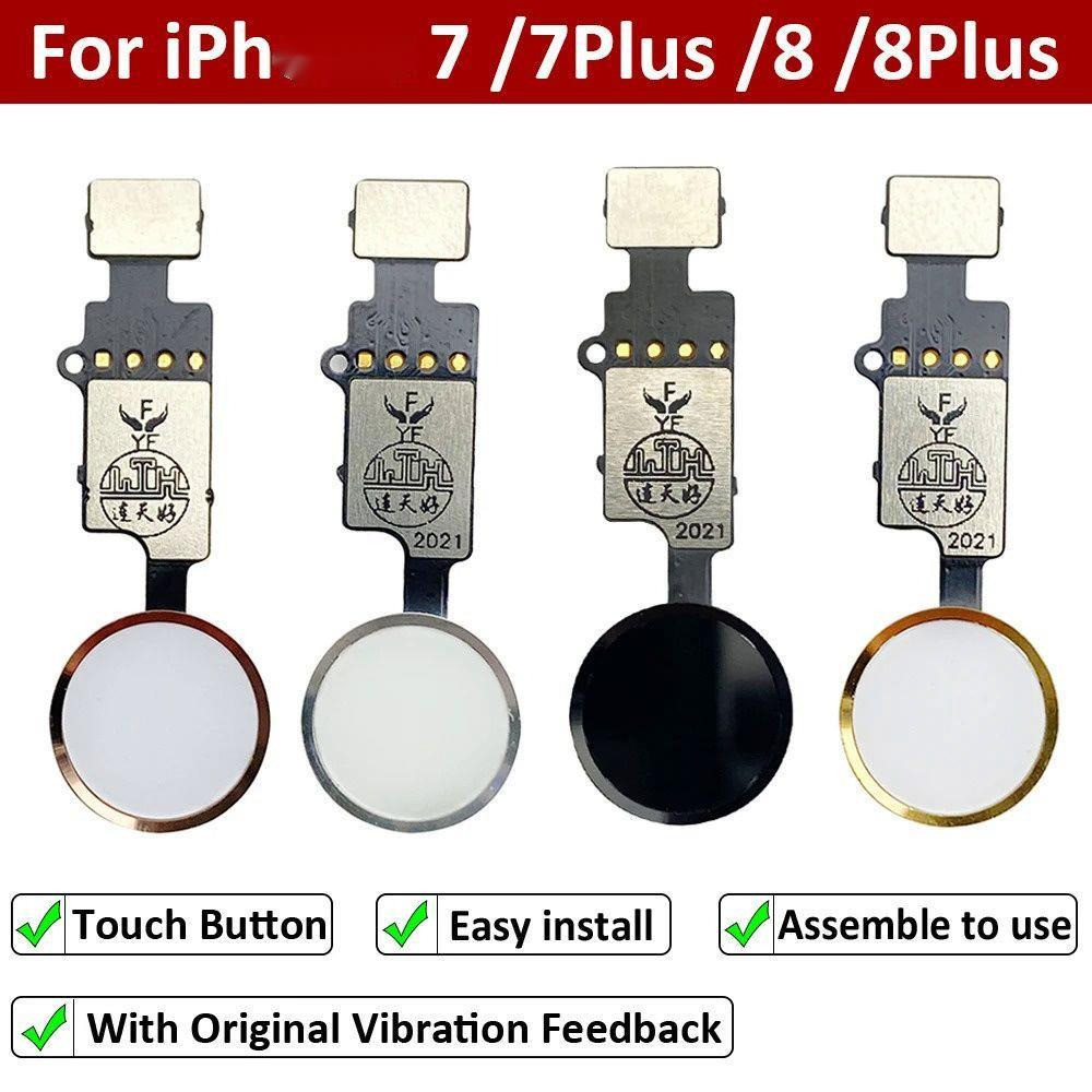 ปุ่มบ้านใหม่ Key Flex สําหรับ iPh 7 7G 8 8G Plus Universal กลับเมนูปุ่มกดกลับฟังก์ชั่น Solution ...
