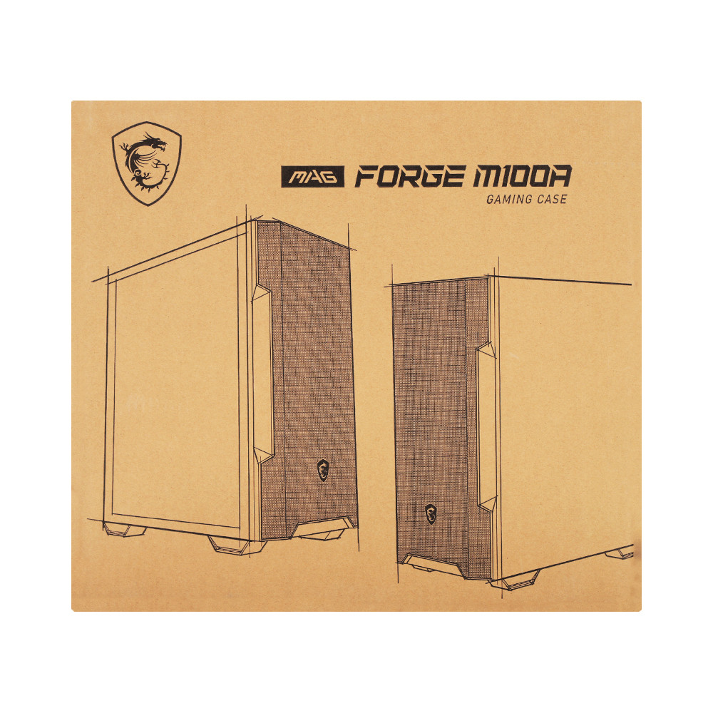 MSI MAG FORGE M100A FAN RGB CASE(เคส) | By Speed Gaming | Shopee Thailand