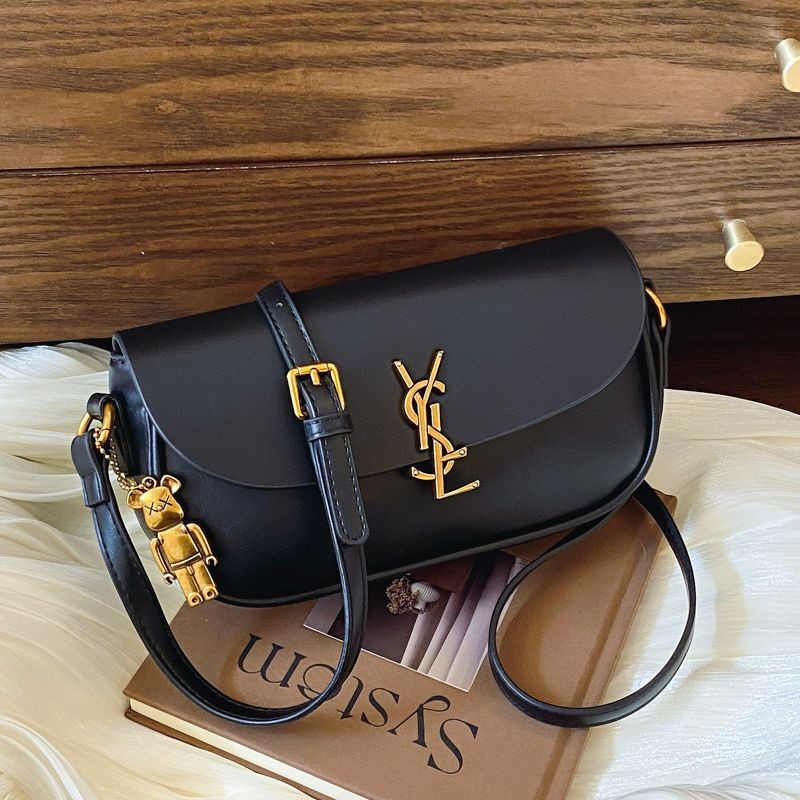 Ysl Texture 2024 สไตล์ใหม่เต้าหู้แฟชั่นสไตล์ High-end ไหล่เดี่ยว Retro ...
