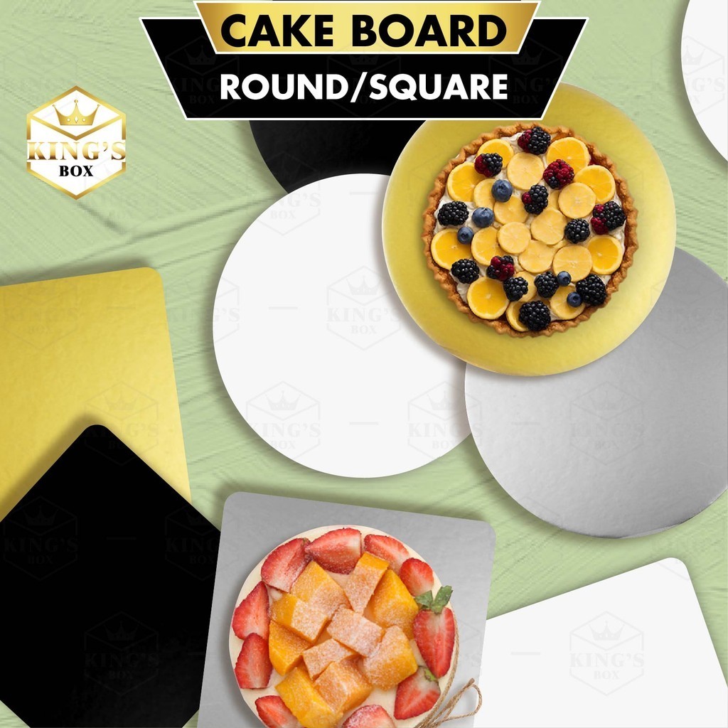 กระดานเค้ก KGB รอบ/สแควร์ Papan Kek Segi Empat/bulatกระดานหนาคุณภาพสูง ...