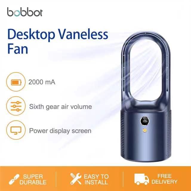 Bobbot ความเร็ว 6 ระดับ พัดลมขนาดเล็ก USB พัดลมระบายความร้อน, พัดลมไร้ใบพัด, เครื่องฟอกอากาศ ...
