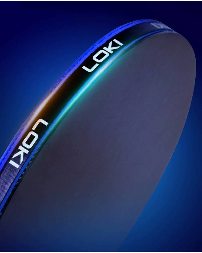 มาใหม่ ไม้ปิงปองสำเร็จรูป Loki รุ่น K5000 ยางสี ดำ + ฟ้า เท่ ไม่เหมือนใคร ฟองน้ำหนา เด้ง Loki ...