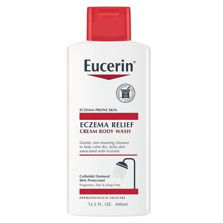 Eucerin Eczema Relief Cream Body Wash 400ml. ยูเซอรีน รีลิฟ ครีมอาบน้ำ ...