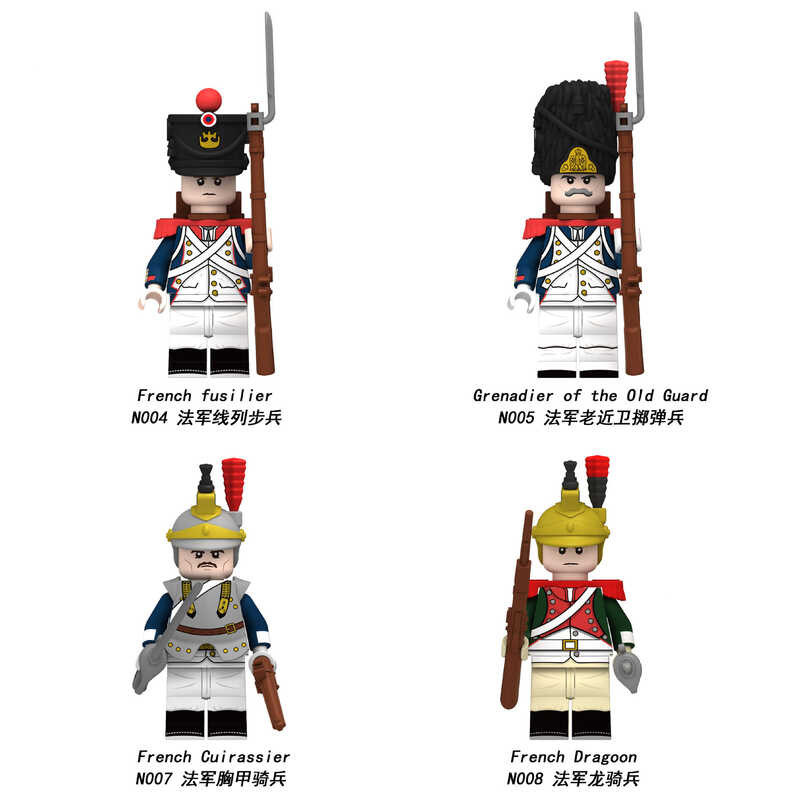 Minitoys พิเศษ NCO Fusilier ทหารยุโรป N001-012บล็อกตัวต่อ | Shopee Thailand