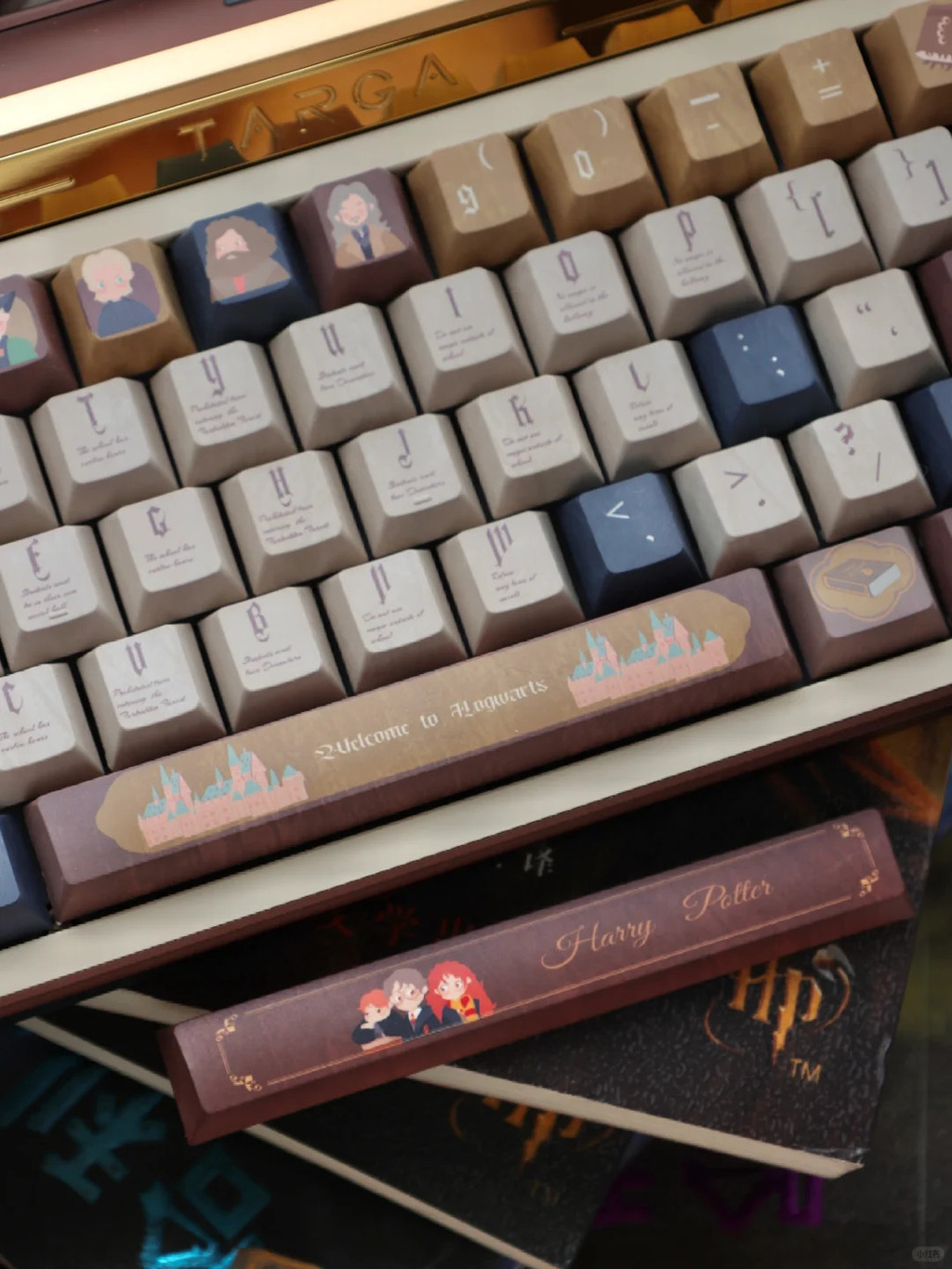 Hogwarts Keycap Cherry/XOA Profile 142 คีย์ PBT ห้าด้าน Dye Sublimation ...