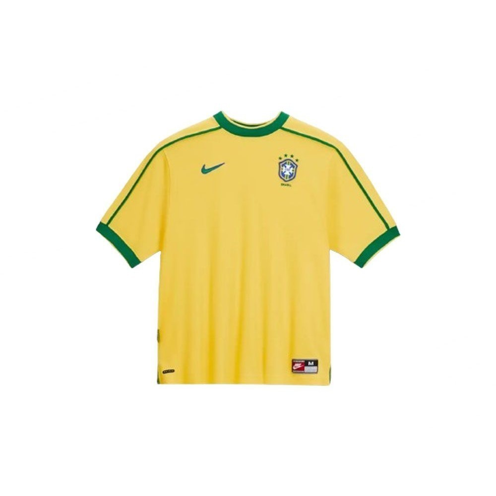Nike Brazil 1998 Reissue Men's Soccer Replica Uniform "Yellow" T-Shirt 300348 Unused 300348 ...