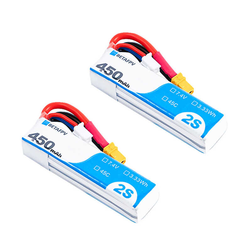 Δ แบตเตอรี่ Betafpv 450Mah 45C Li-Ion สำหรับ Meteor85 Meter85-Hd ...