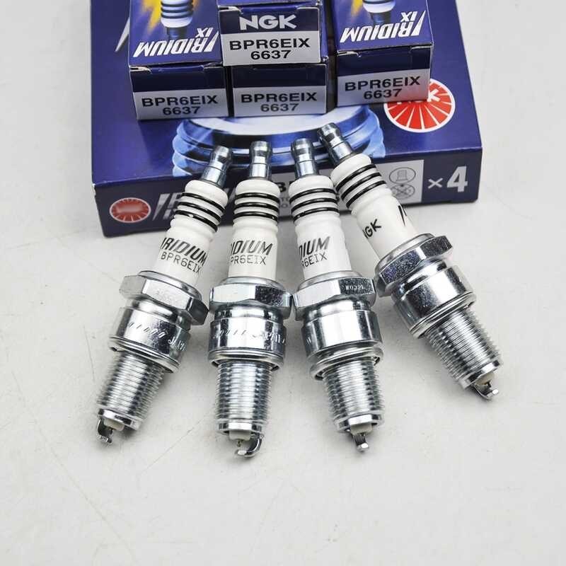 หัวเทียนอิริเดียม Bpr6eix 6637 สําหรับ Audi VW Subaru Benz Porsche ...