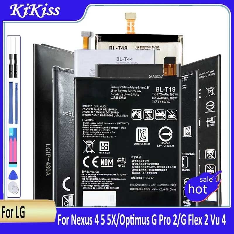 BL-T16 BL-T5 BL-T9 BL-47TH BL-48TH แบตเตอรี่สำหรับ LG G Flex / G Pro 1 2 / สำหรับ Nexus 5 5X ...