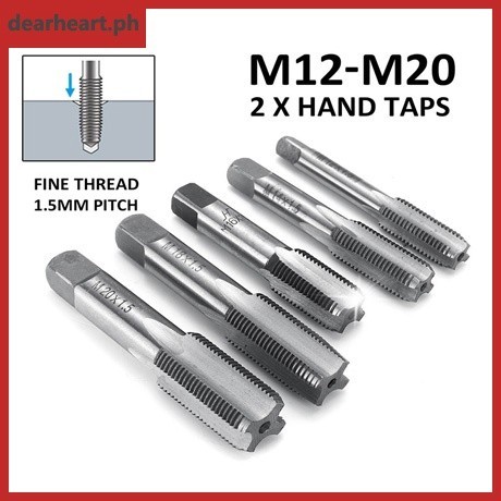 1 คู่ขวามือเครื่อง M12 / M14 / M16/ M18 / M20 ตรง Fluted Fine Thread ...