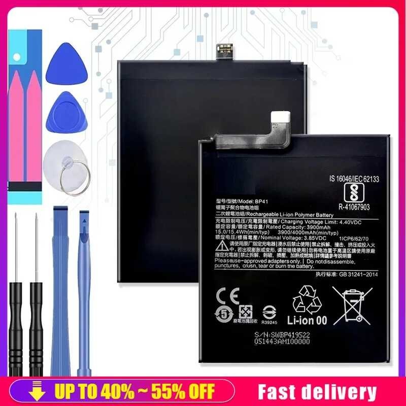 แบบชาร์จไฟได้ 6 4000mAh BP41 สำหรับ แบตเตอรี่มือถือสำหรับ | Shopee Thailand