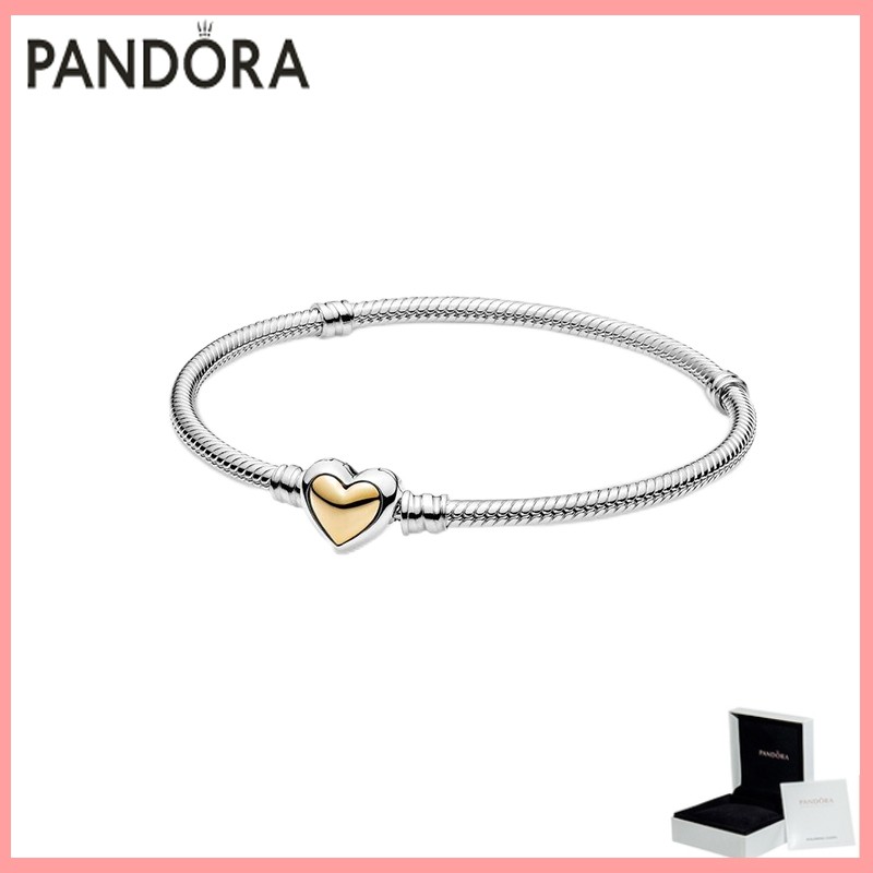 ของแท้ 100% (พร้อมกล่อง) Pandora S925 เงินสเตอร์ลิงตัวแทนซื้อสินค้า FINAL SALE - เข็มกลัดหัวใจสี ...
