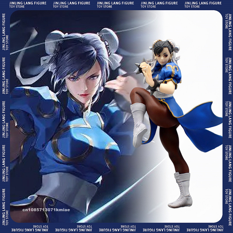 Street Fighter Figures Chun-Li PVC 18 ซม.Action Figurines Chun Li ...