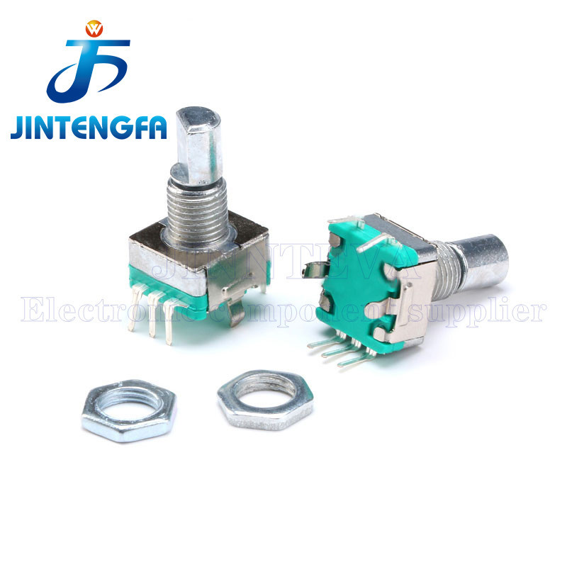 5pcs EC11 360 องศา Rotary Encoder Digital potentiometer 20 มม.5Pin 15/ ...