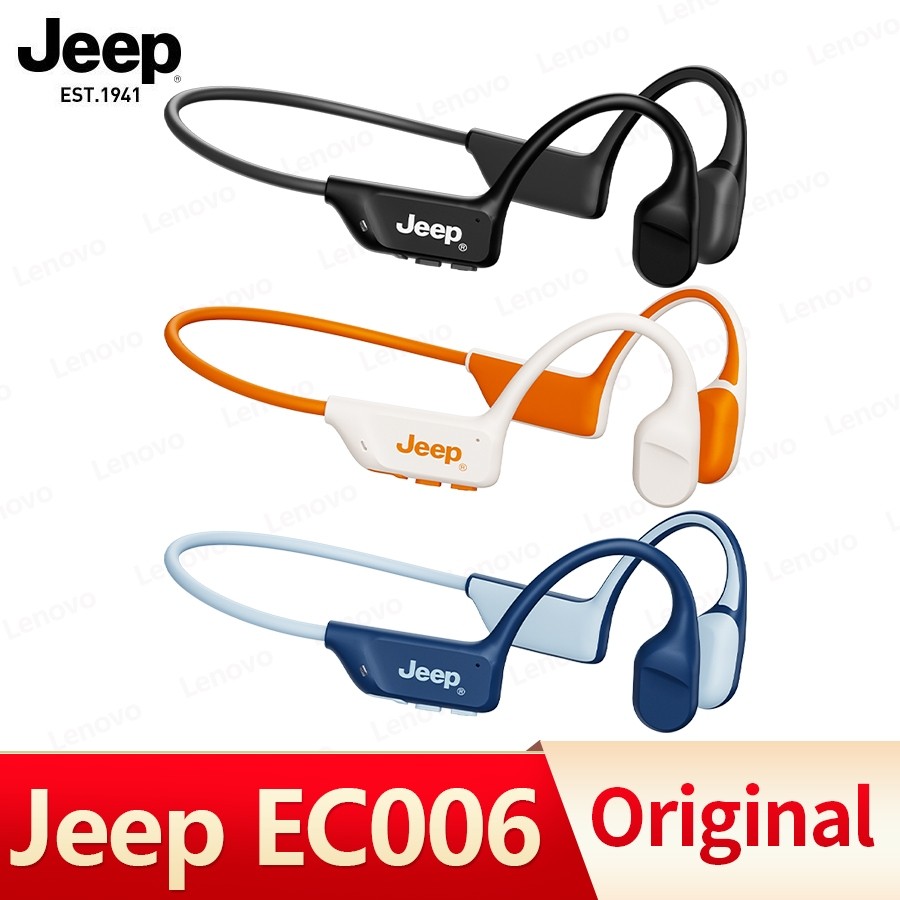 Jeep EC006 หูฟังบลูทูธ คุณภาพเสียง HiFi กันน้ํา สแตนด์บายนาน สําหรับเล่นกีฬา ระบบ Bone ...