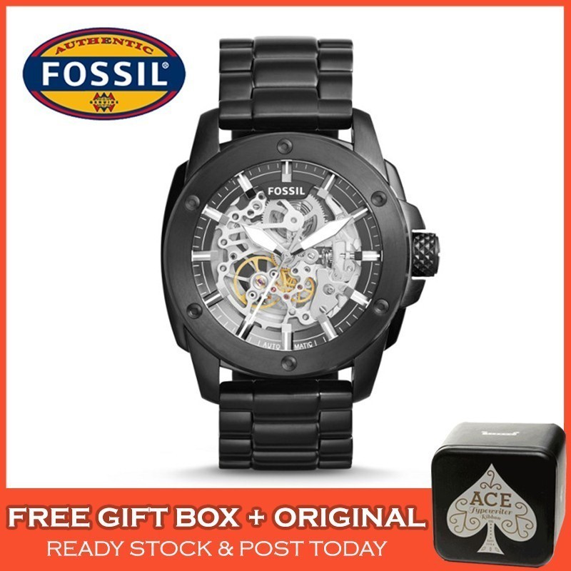 [Original ] Fossil ME3080 Modern Machine Automatic Skeleton Dial Men ...