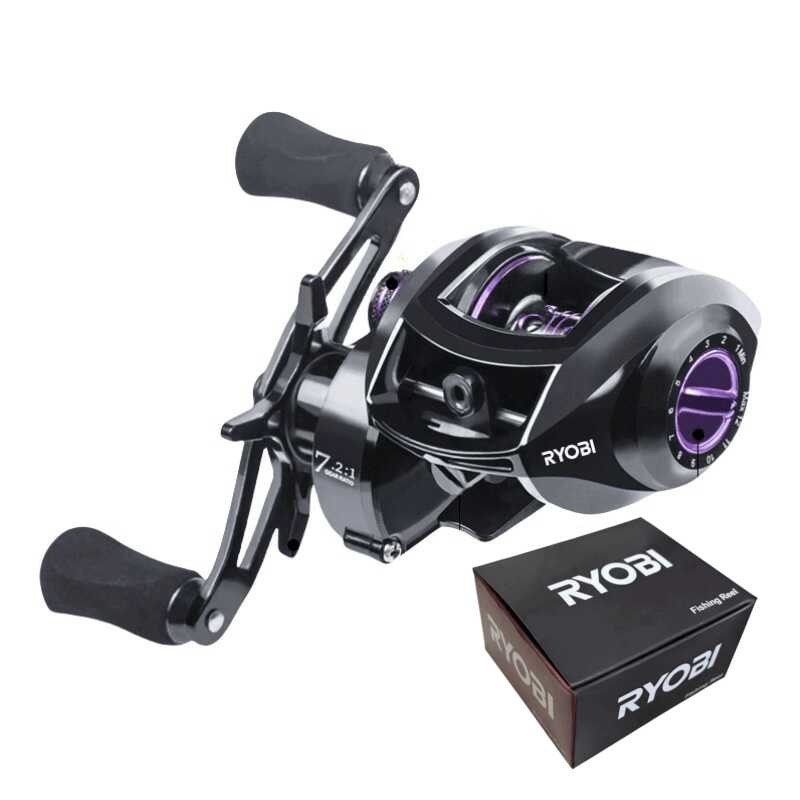 2024 RYOBI NEW Baitcast Reel 18 + 1Bb อัตราส่วนเกียร์ 7: 2: 1 ความ ...