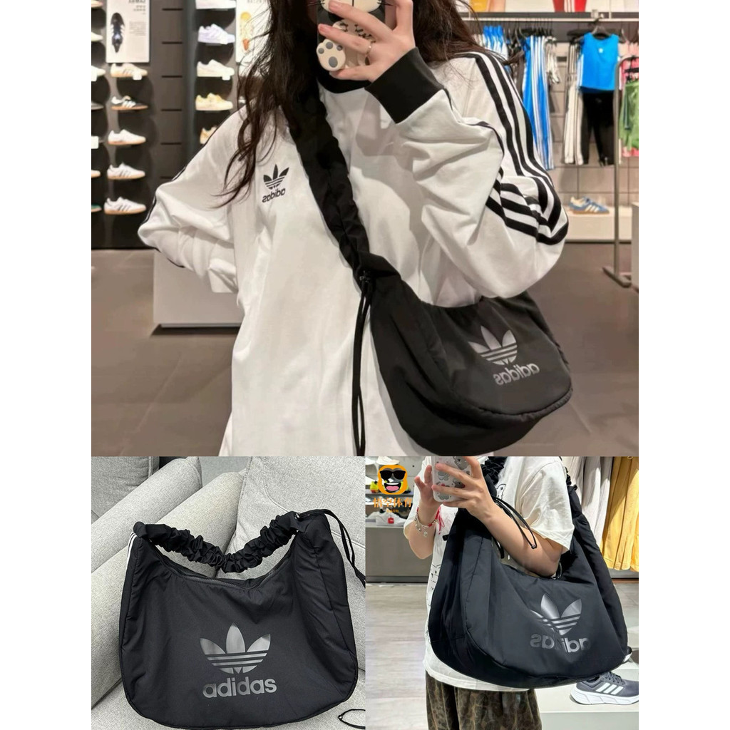 Adidas 2024 Cloud Bag Womens Bag Clover Adidas Armpit Bag Casual ...
