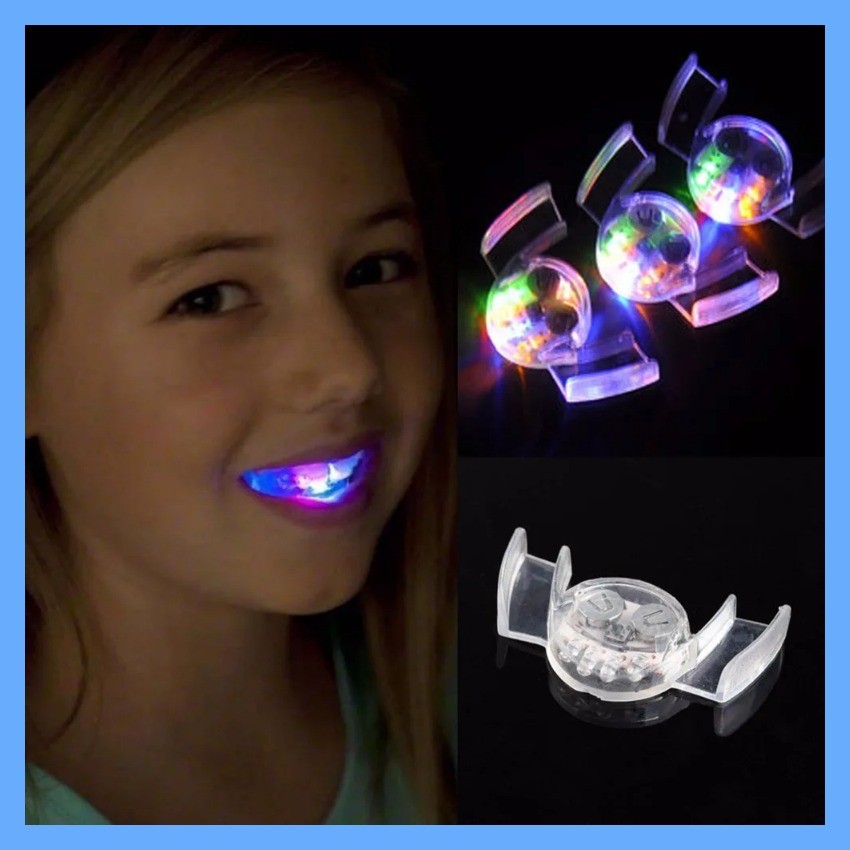 สไตล์ใหม่ Flashing Mouth Guard Piece for Kids, Flashing Flash Brace ...