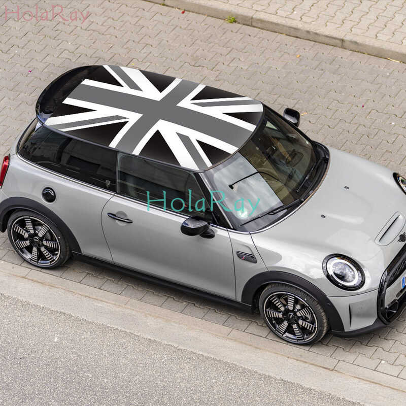Red Union Jack Car Full Roof Cover Top Decal Sticker Protector Film For ...