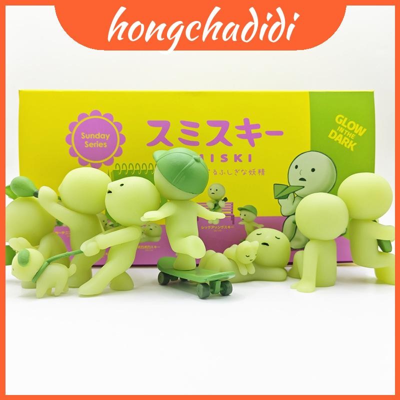 Smiski Ghost Pvc ของเล่นประกอบสําหรับนักสะสมตกแต่งห้องเด็กและของขวัญ ...