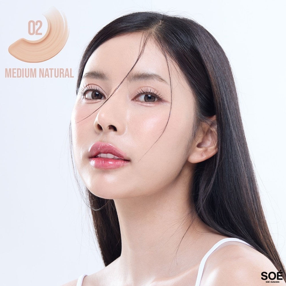 SOE CUSHION Radiant White Glow Cushion 15g โซเอ้ คุชชั่นเนื้อละเอียดบาง ...