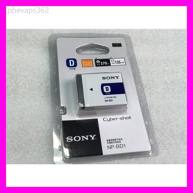 Sony NP-BD1 แบตเตอรี่กล้องดิจิตอล DSC-T70 T77 T90 T500 T300 T200 T900 P | Shopee Thailand