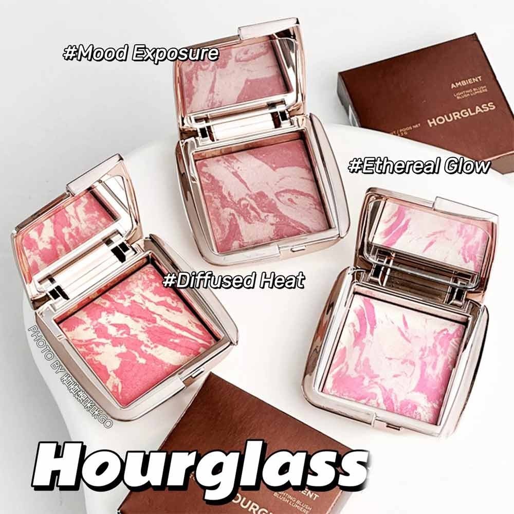 Hourglass Pork belly blush soft shine bright highlight 4.2g | Shopee ...