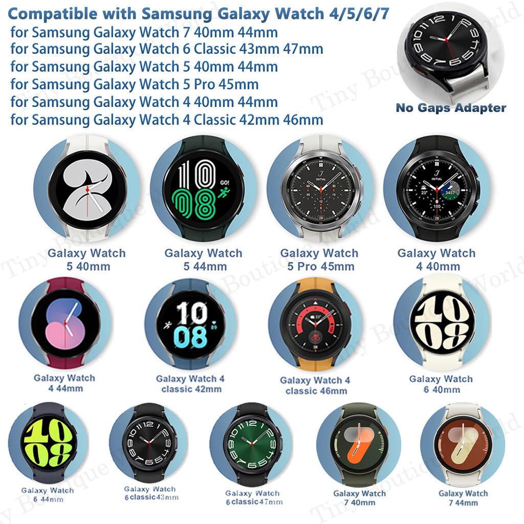 ไนลอน Alpine Loop สําหรับ Samsung Galaxy Watch 7 6 5 4 44 มม.40 มม.5 ...