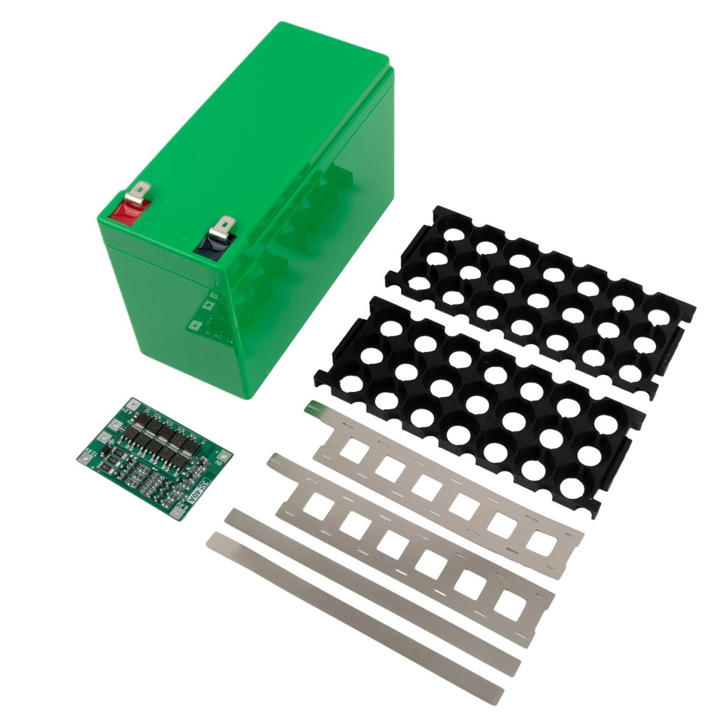 คลังสินค้าพร้อม 12V 7Ah Battery Case Holder Fit 18 650 Cells 3*7 Nickel ...