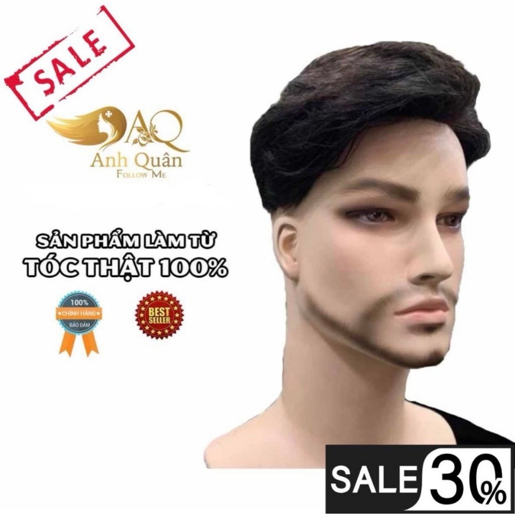 วิกผมผู้ชาย, ร้านขายผมจริง 100% Anh Quan Hair ใช้กาวหรือคลิปที่แน่นเป็น ...