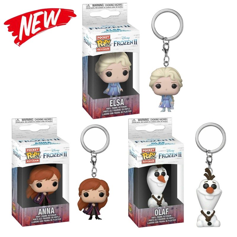 Funko Pop Snow and Ice 2 Anna Aisha Elsa Snow Treasure พวงกุญแจ ...