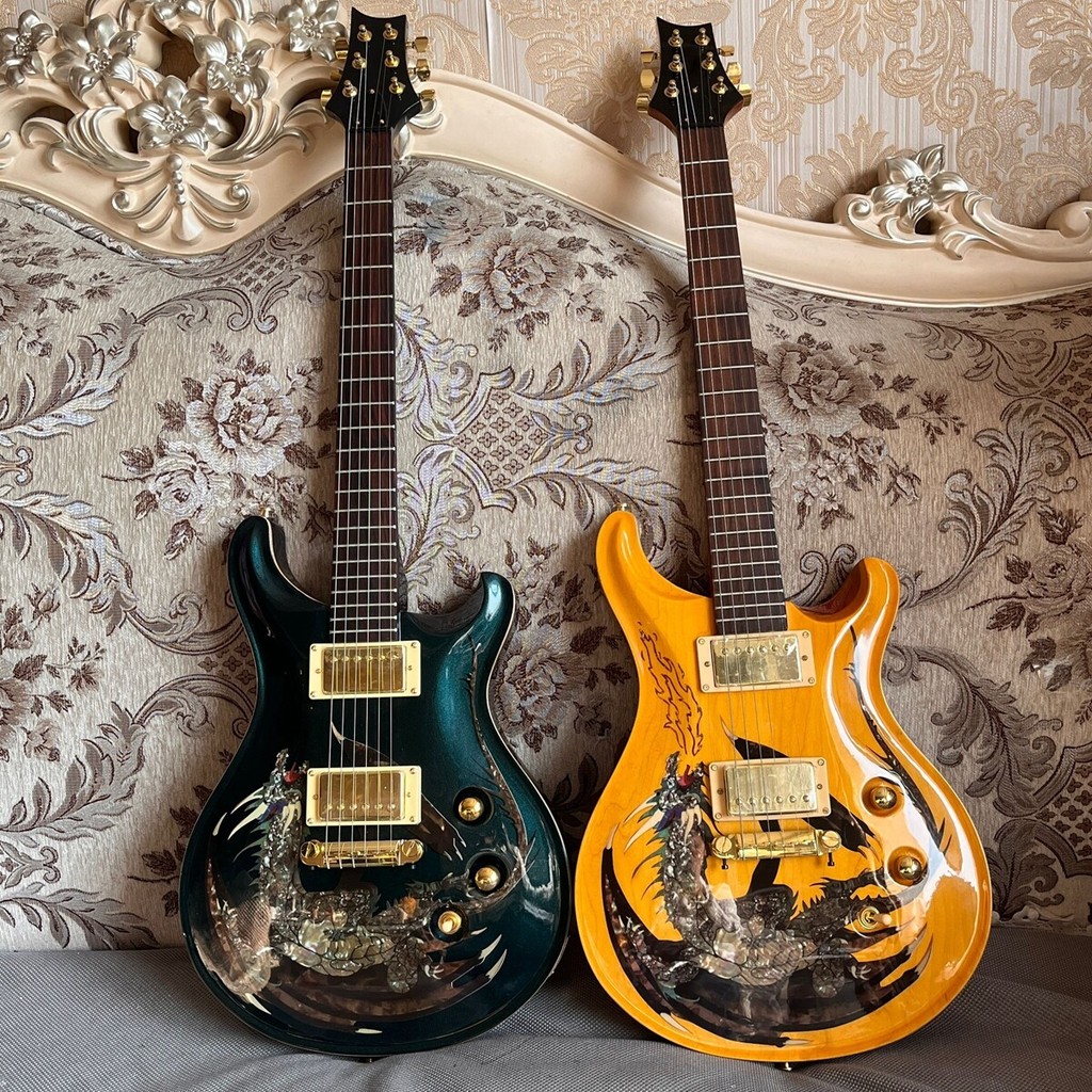 Prs Paul Reed Smith Dragon 2000 กีตาร์ไฟฟ้า Dragon Abalone Pearl Inlaid ...
