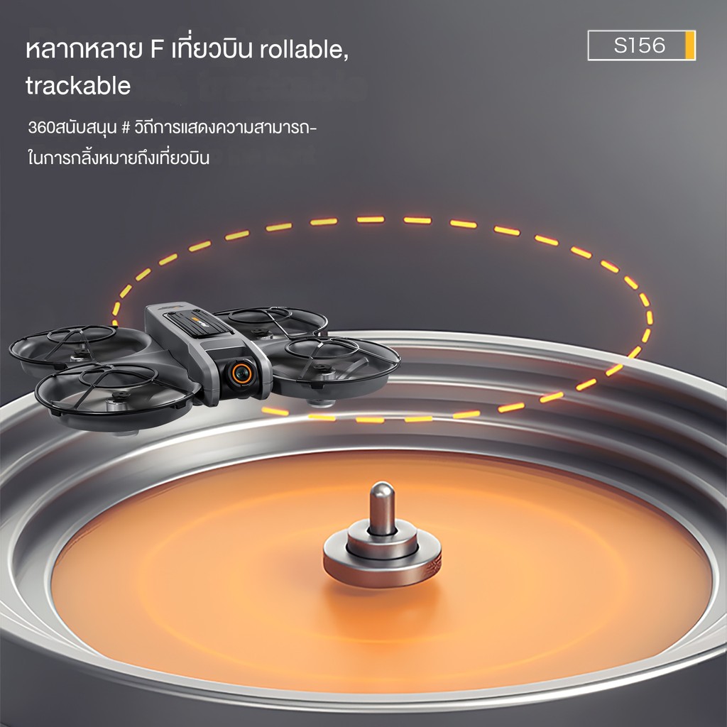 โดรนS156 Profesional HD Dual กล้องพร้อมหน้าจอ Rc มอเตอร์ไร้แปรงหลีก ...
