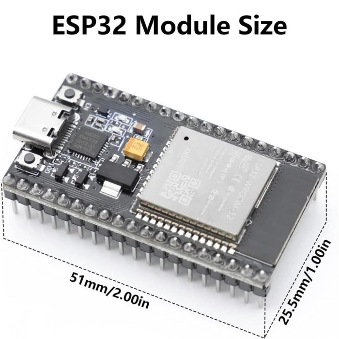 บอร์ด ESP32 NodeMCU ESP-WROOM-32 Wi-Fi and Bluetooth Module Dual Core ...