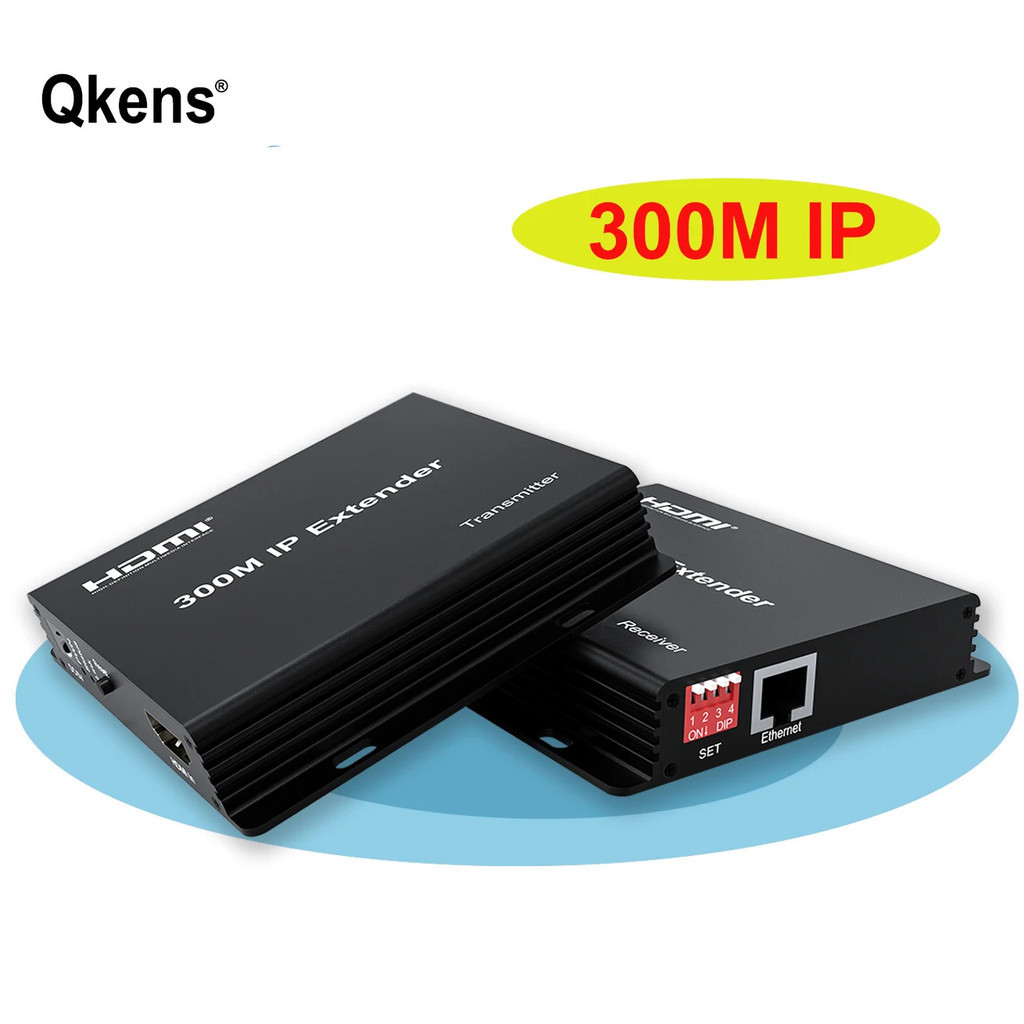 300m IP HDMI Extender Over RJ45 Cat6 สาย 1080P HDMI Ethernet Network ...