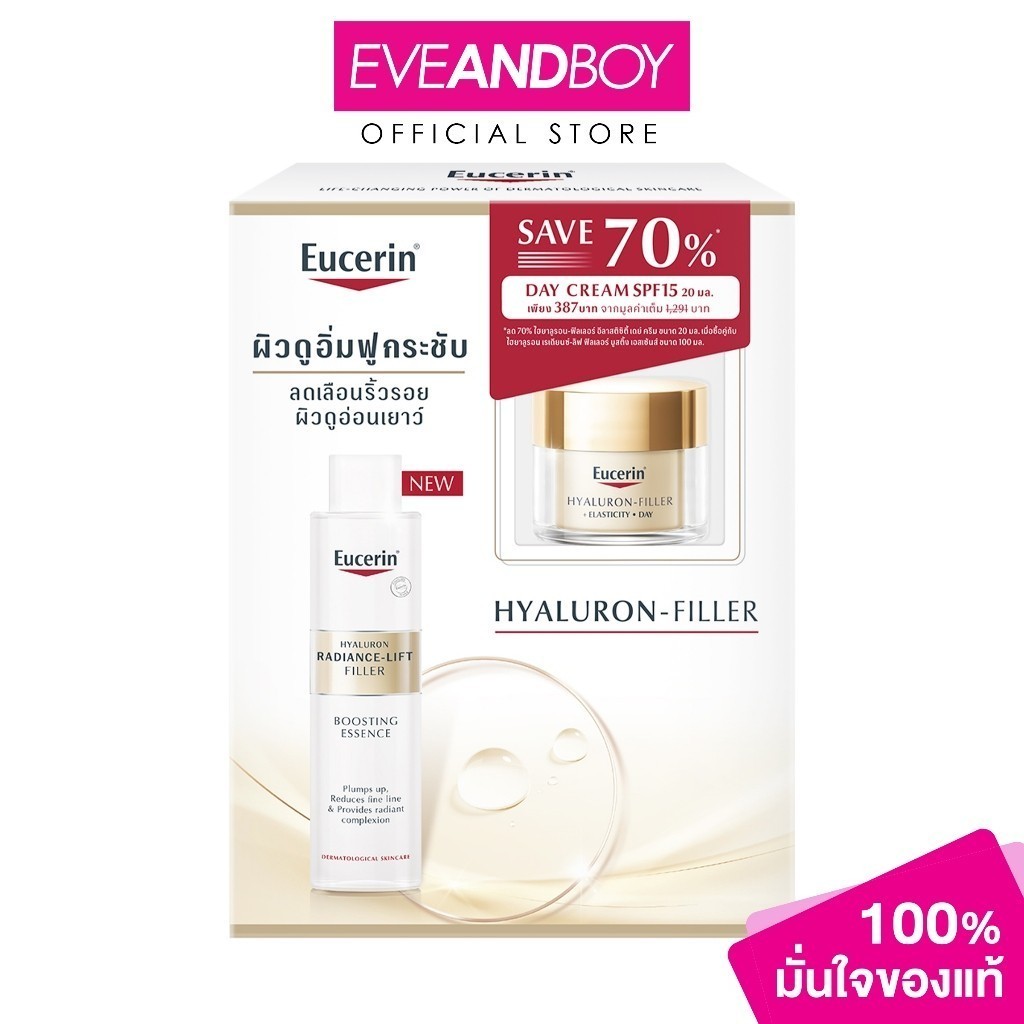 ฟิกเกอร์ EUCERIN - Hyaluron Radiance Lift Filler Boosting Essence 100Ml ...