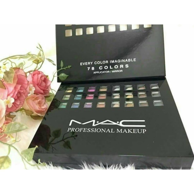 พาเลทครบเซ็ท MAC every colors 78 colors พาเลทแบบสไลด์ 78 สีสันสดใส ลดแร ...